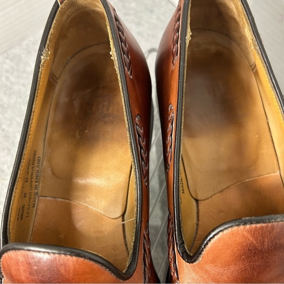 Church's | Shoes | Churchs Royal Tweed Brown Leather Tassel Loafer ...